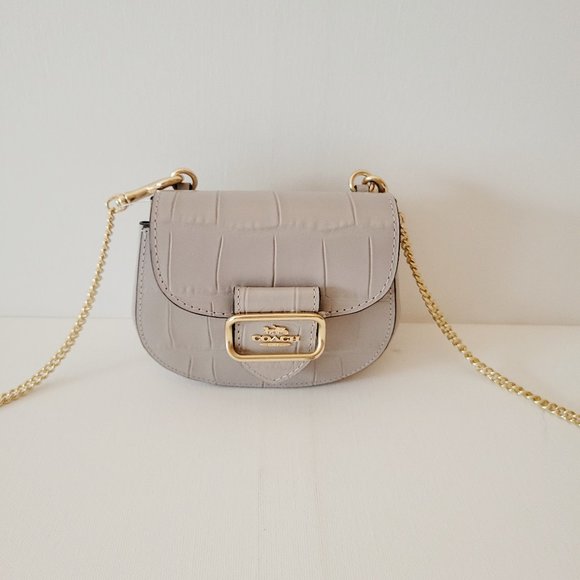 Coach | Bags | Coach Cn379 Croc Leather Morgan Card Case Coin Purse ...